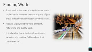 Careers in music presentation | PPTX