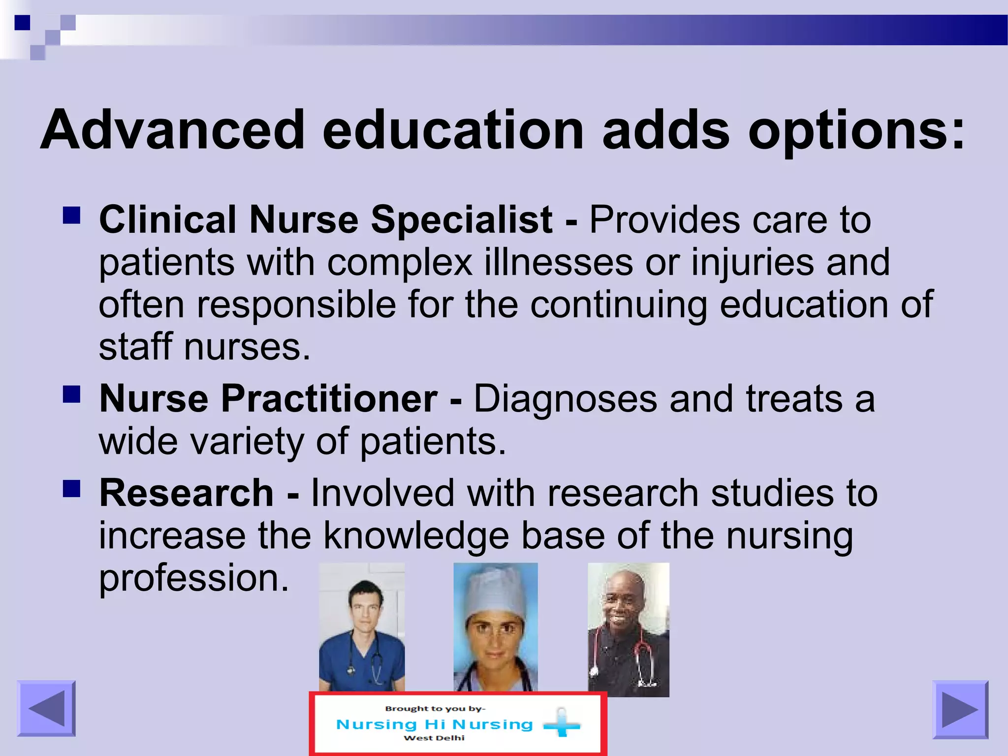 Careers in nursing | PPT