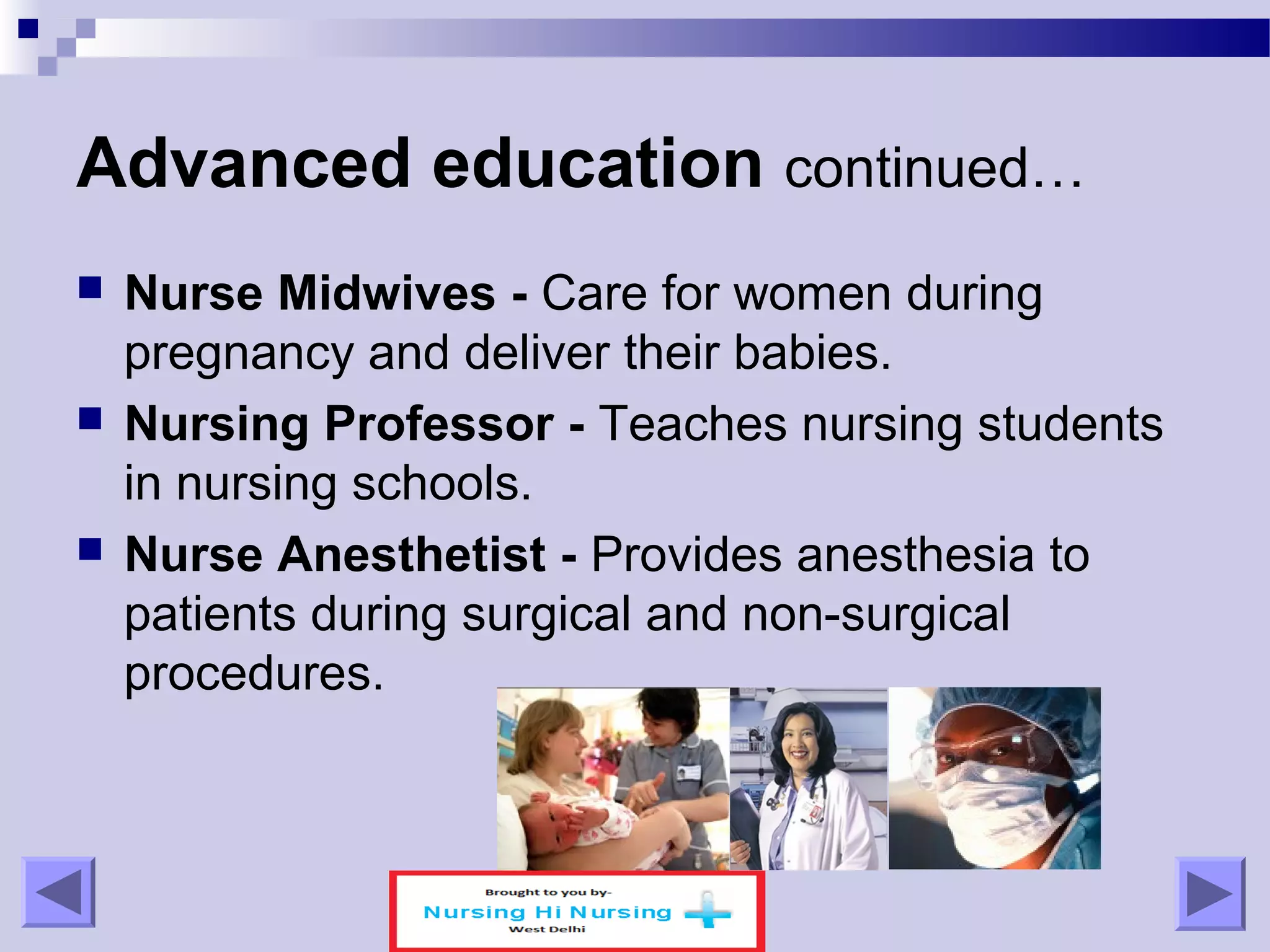 Careers in nursing | PPT