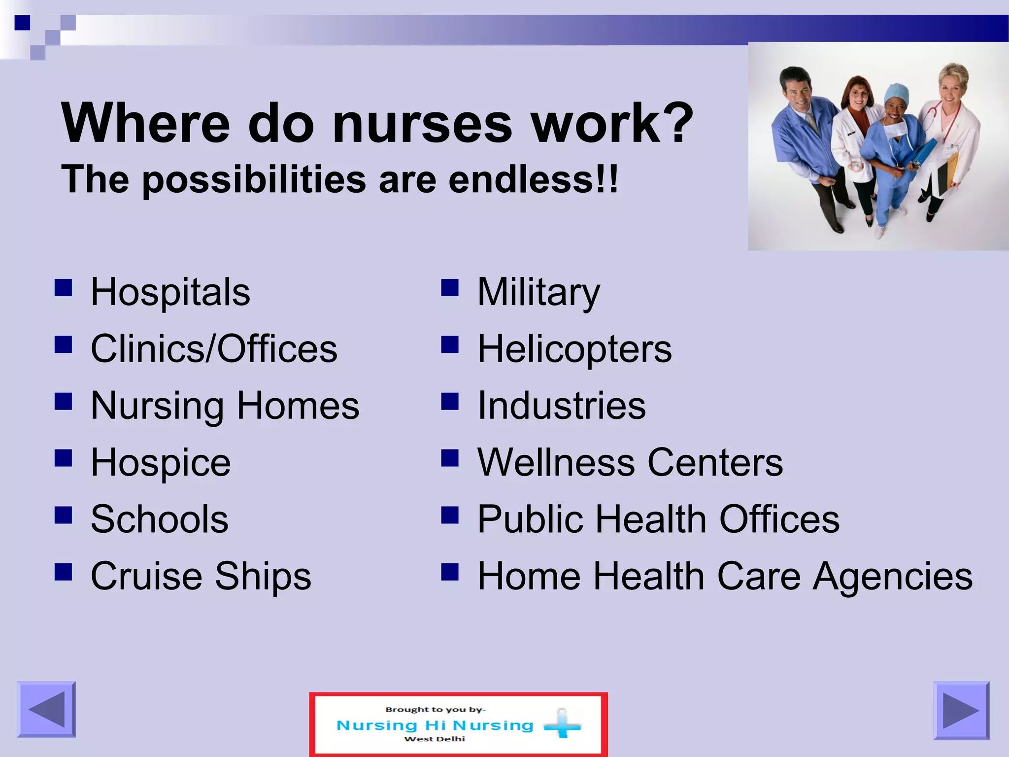Careers in nursing | PPT