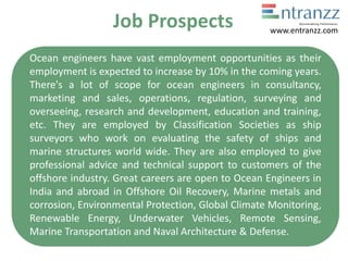 Careers in ocean engineering | PDF