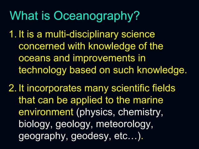 Careers in oceanography | PPT