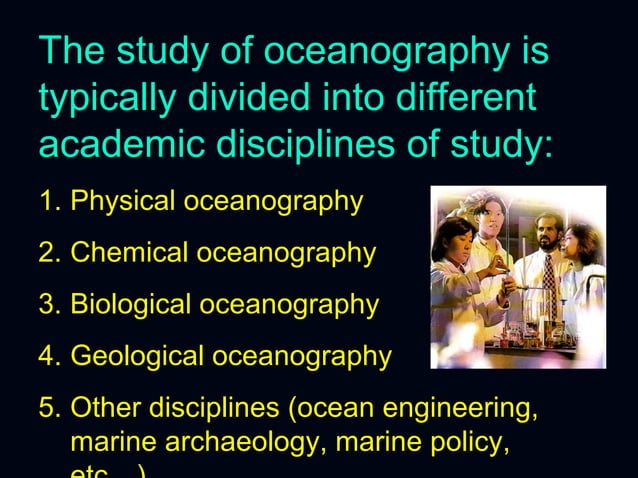 Careers in oceanography | PPT