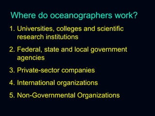 Oceanographers At Work