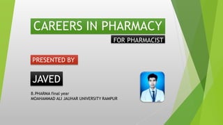 Careers in pharmacy | PDF