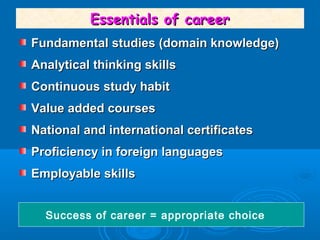 Careers in Plant sciences | PPT