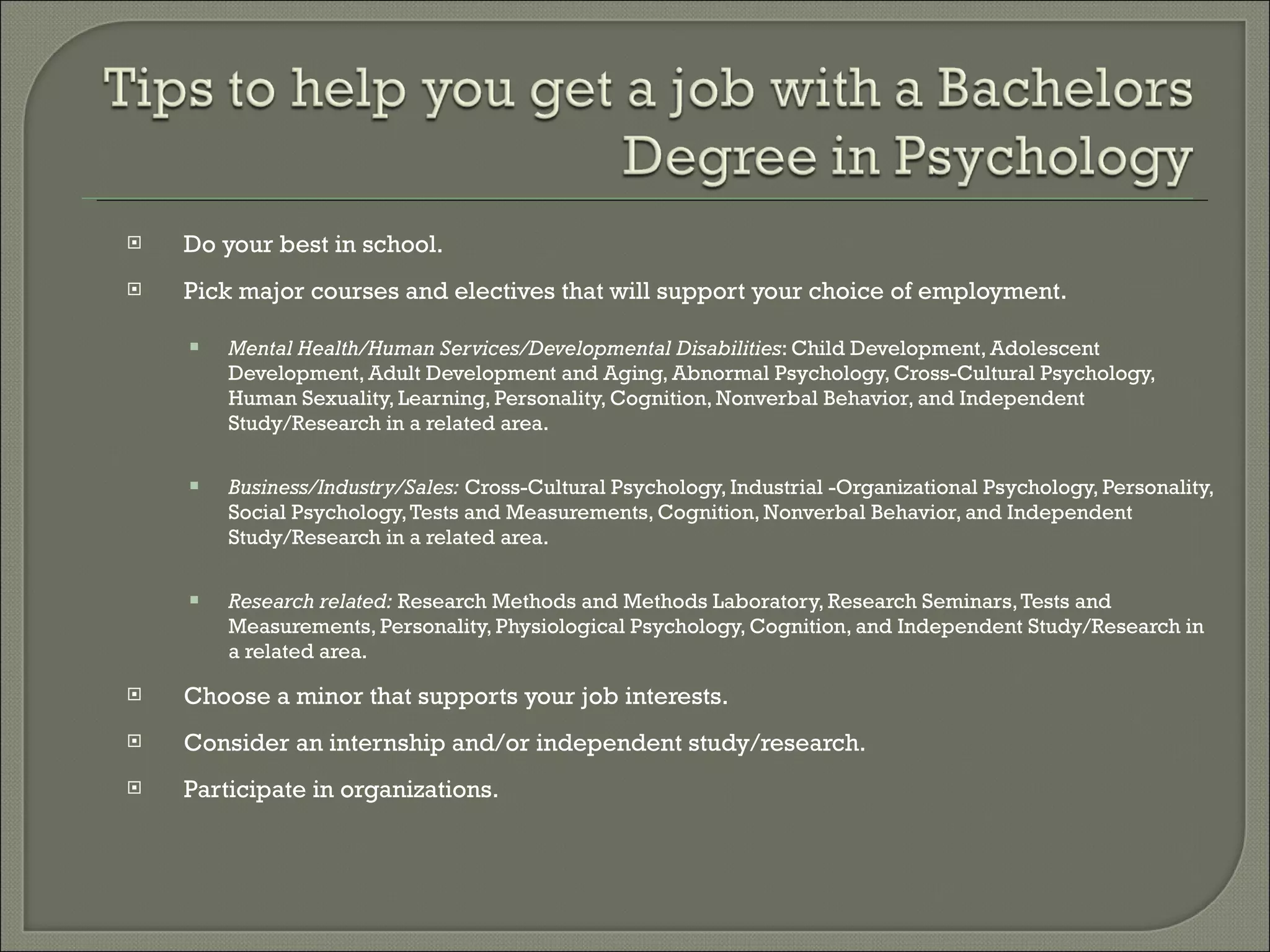 Careers in Psychology | PPT