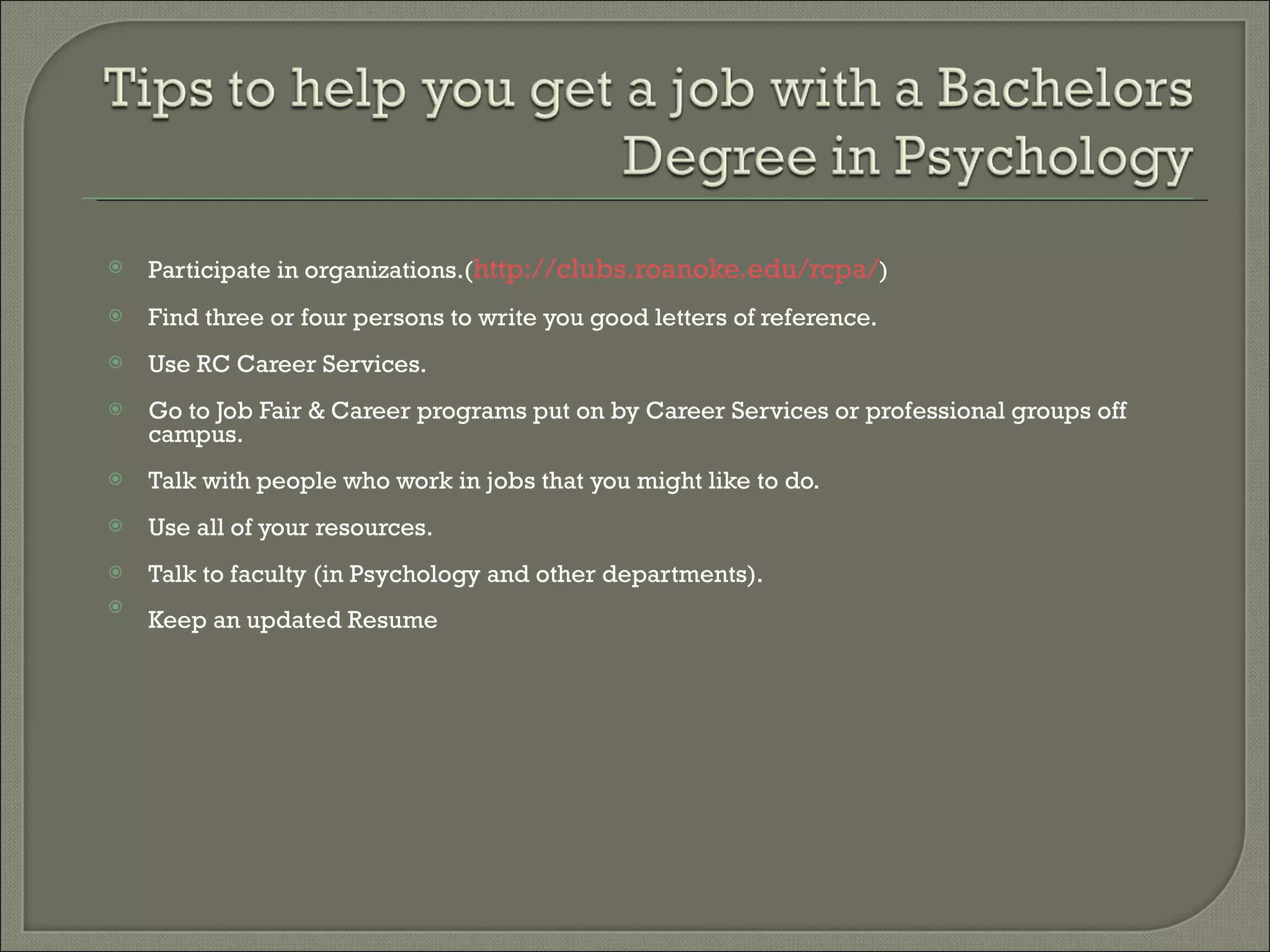 Careers in Psychology | PPT