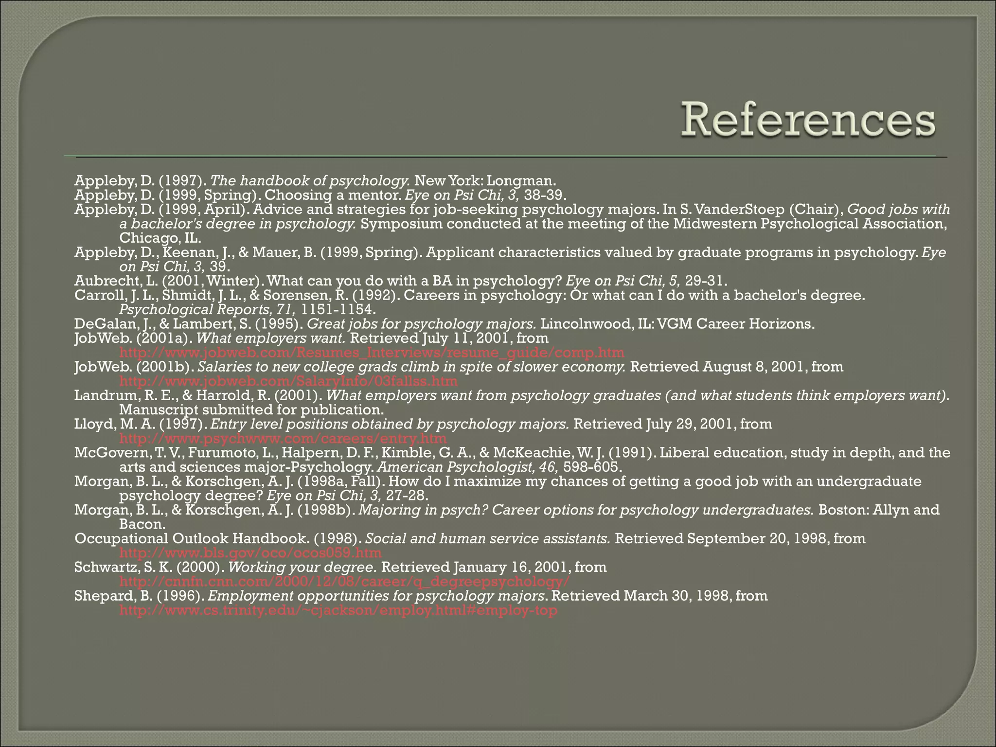 Careers in Psychology | PPT