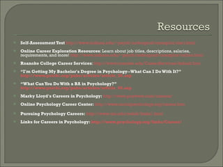 Careers in Psychology | PPT