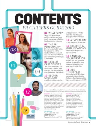Careers in Public Relations | PDF