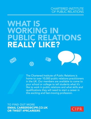 Careers in Public Relations | PDF
