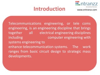 Careers in telecommunication engineering | PPT