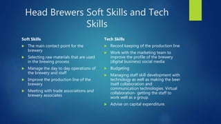 Careers in the beer industry | PPTX