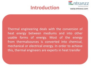 Careers in thermal engineering | PPTX