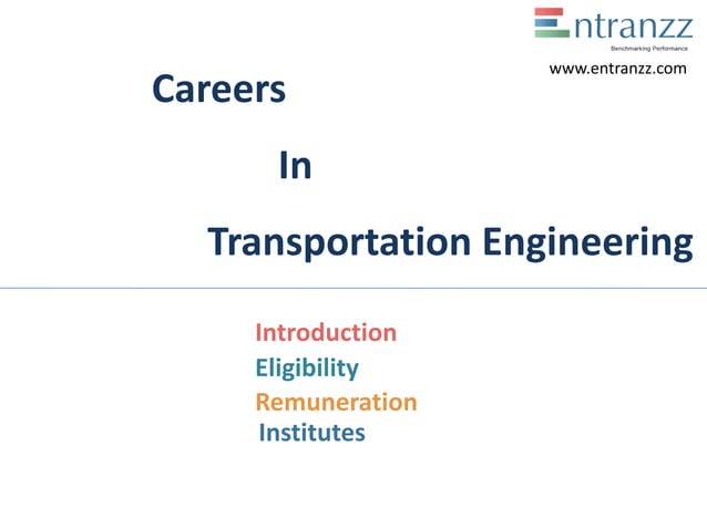 Careers in transportation engineering | PDF