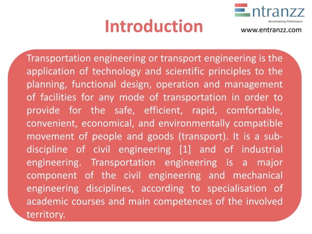 Careers in transportation engineering | PPT