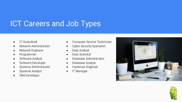 Career potentials and opportunities in ICT