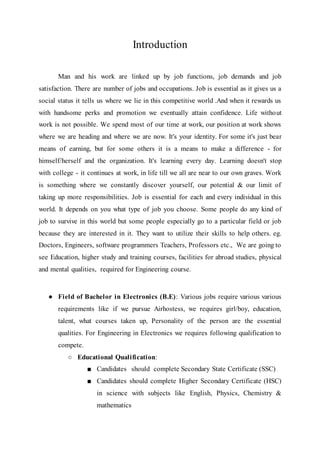 Career talk and presentation | DOCX