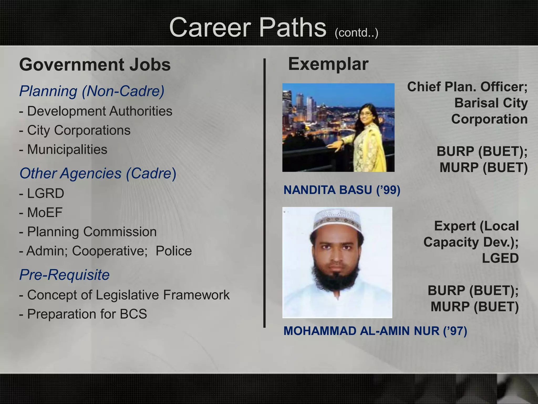 Urban and Rural Planning Discipline in Bangladesh: Scope, Job Search ...