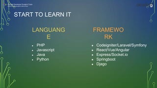 Career Talk Series Web Developer | PPT