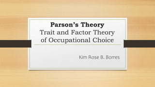 career theories.pptx
