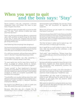 CFS Career Transition Packet | PDF | Resume Writing and Advice | Job Search