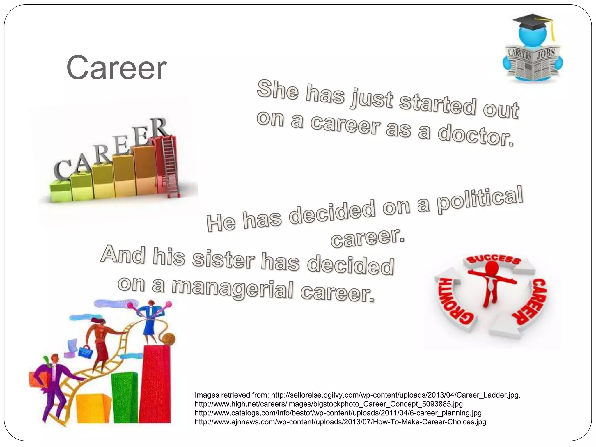 Career vs profession vs major | PPTX