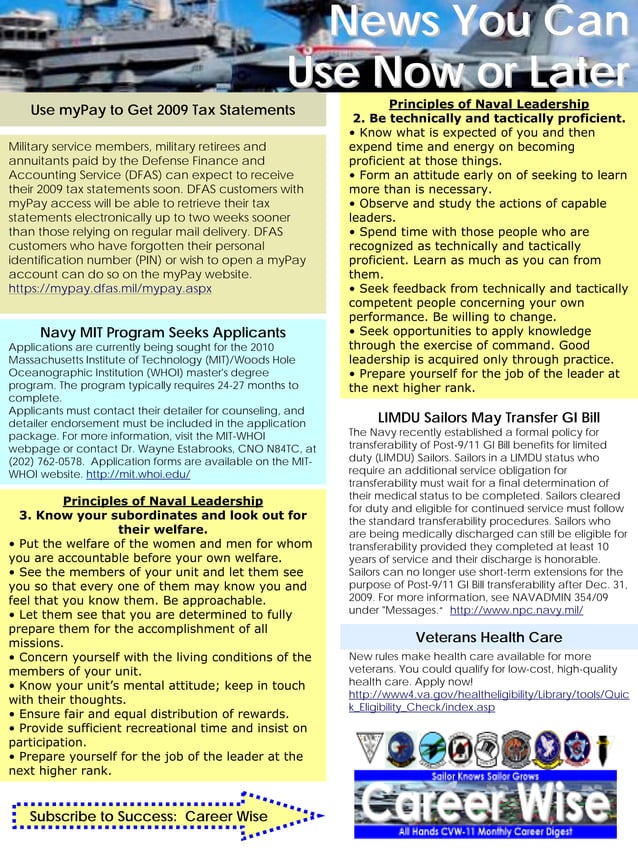 Career wise january 2010 | PDF