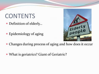Care for elderly | PPTX