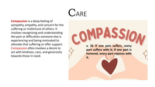 As it is, there are many parts, but one body. | PPTX