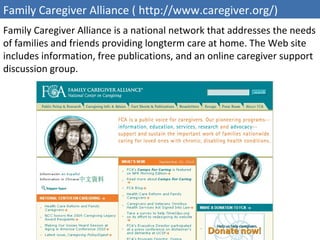 Caregiver National Resources | PPT