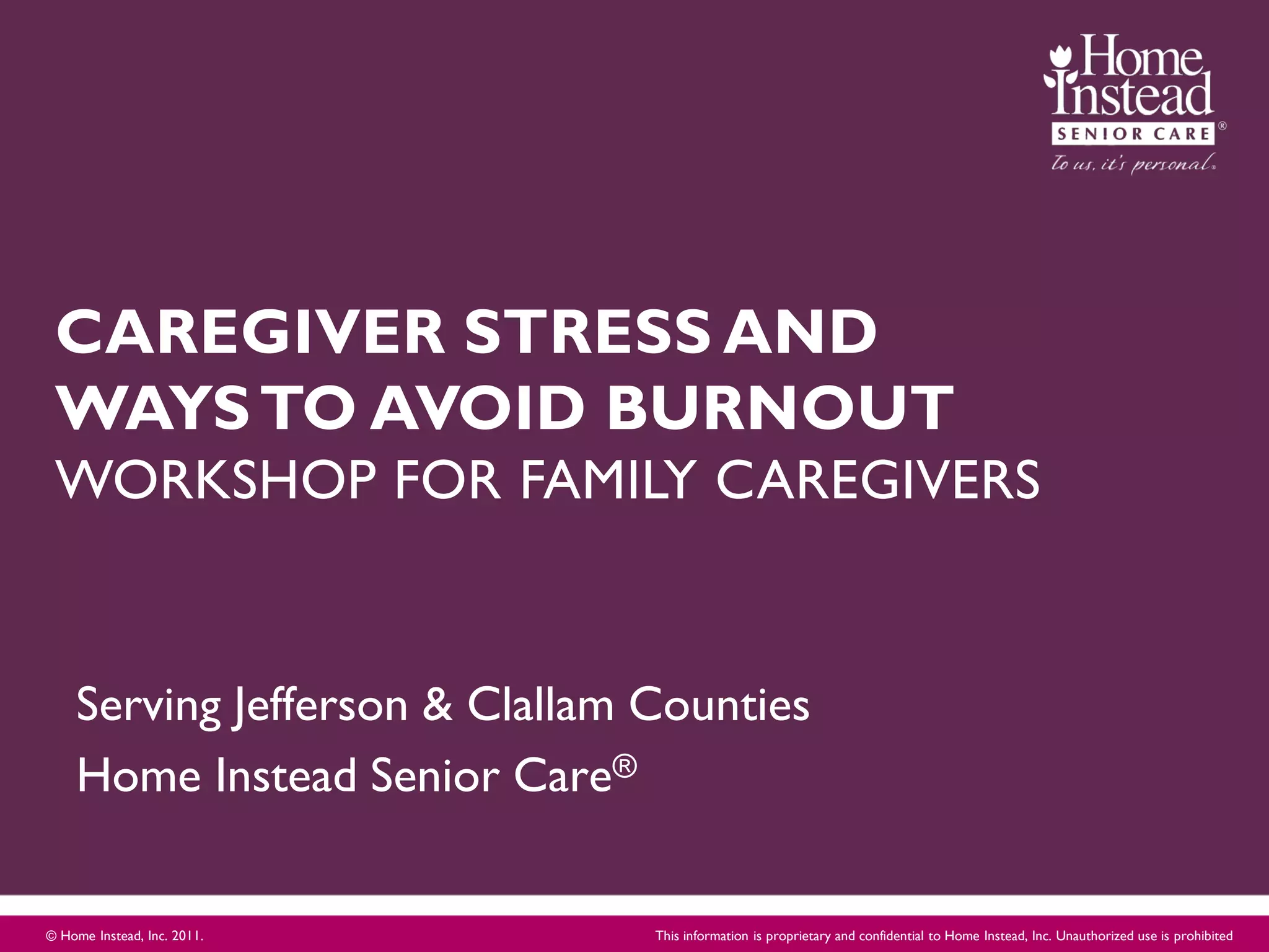 Caregiver stress & avoiding burnout | PDF