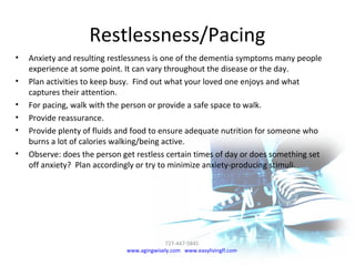 Caregiver tips for dementia | PPT