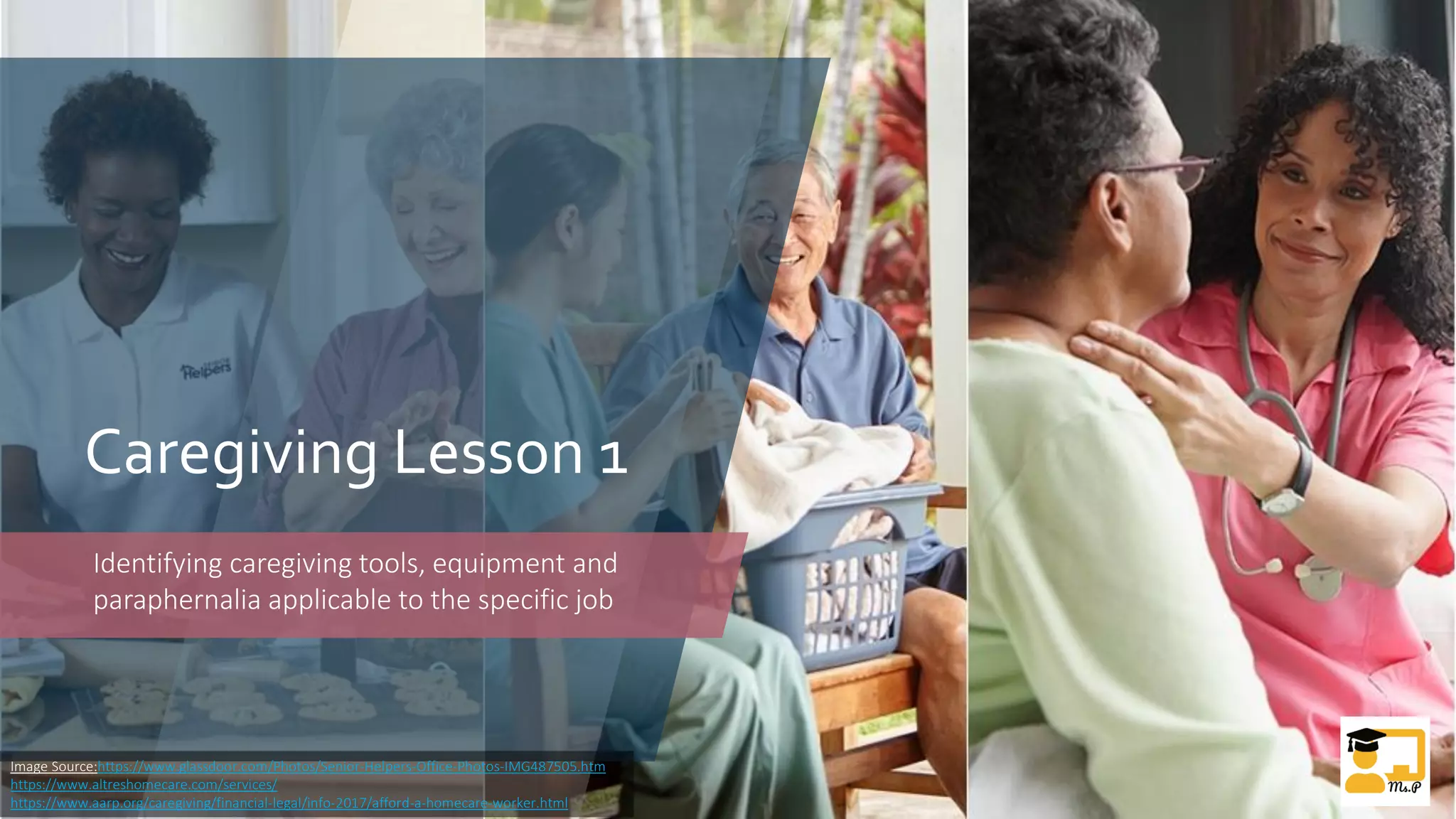 CAREGIVING grade 7 and 8 Tools, Equipment and Paraphernalia aligned with MELCS Downloadable | PDF