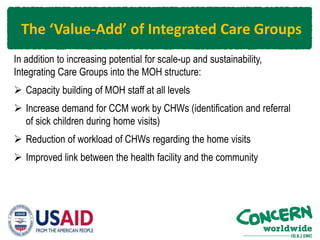 Integrating Care Groups into Government Structures: Learning from an ...