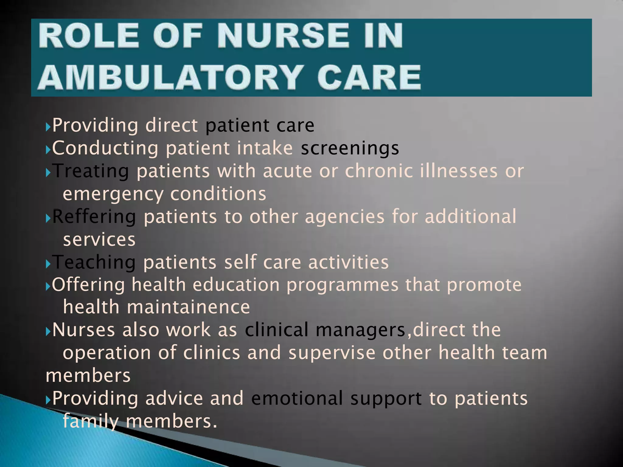 Care of patient in a hospital settings | PPTX