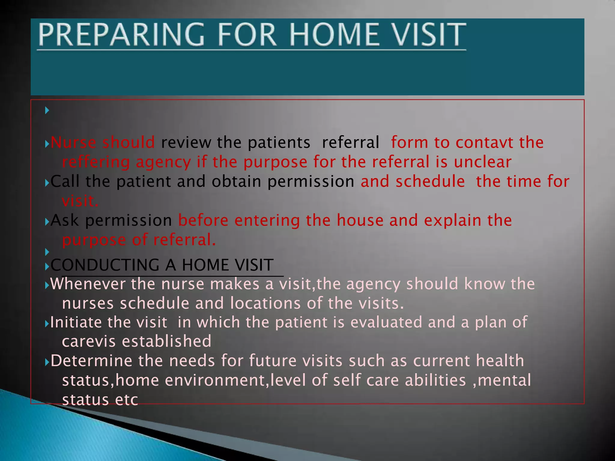 Care of patient in a hospital settings | PPTX