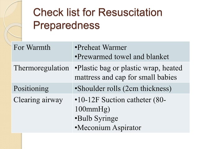 Care in labour room & resuscitation | PPTX