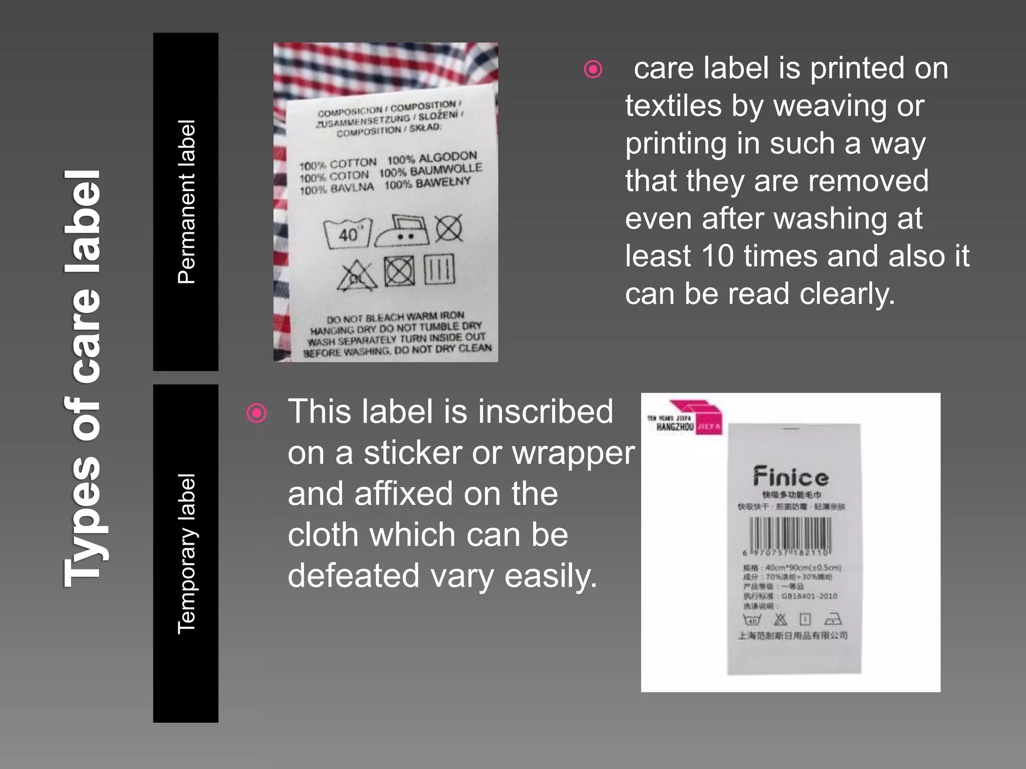 Care labelling | PPTX | Style & Fashion
