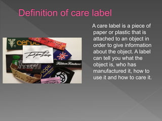 Care labelling | PPTX | Style & Fashion