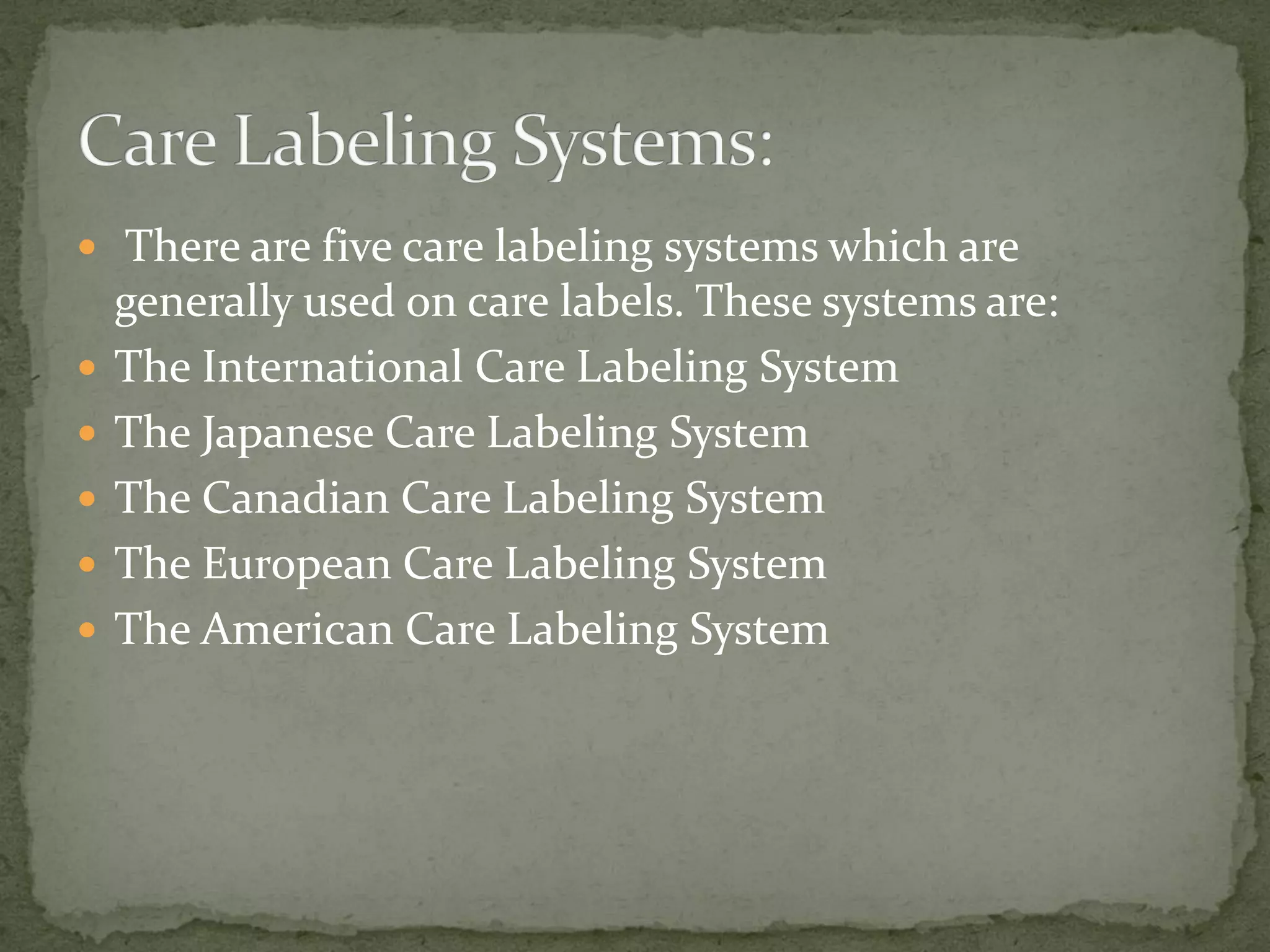 Care labels converted | PDF