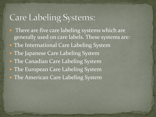 Care labels converted | PDF