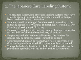 Care labels converted | PDF