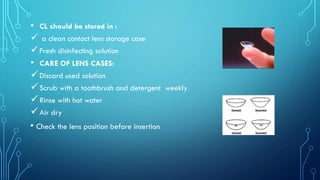 Care & maintenance of soft contact lens | PDF