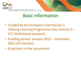 CareNET project explained | PPT