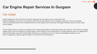 Car engine repair ppt | PPTX