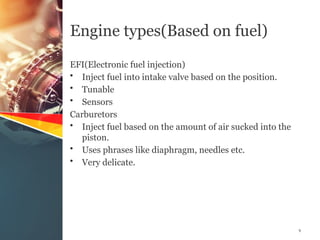 Car Engines with every basics of the parts | PPTX