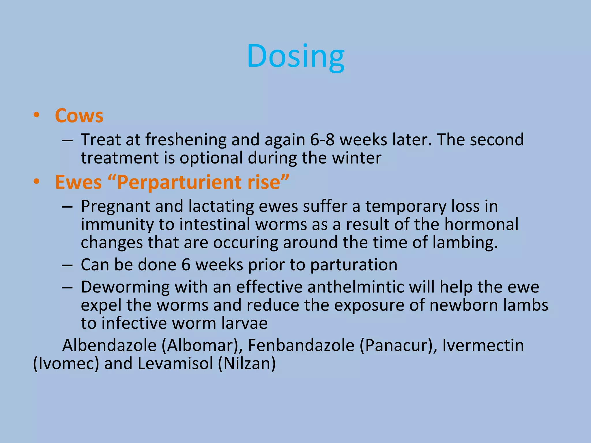 Care and Management of Pregnant Cows and Ewes | PPTX