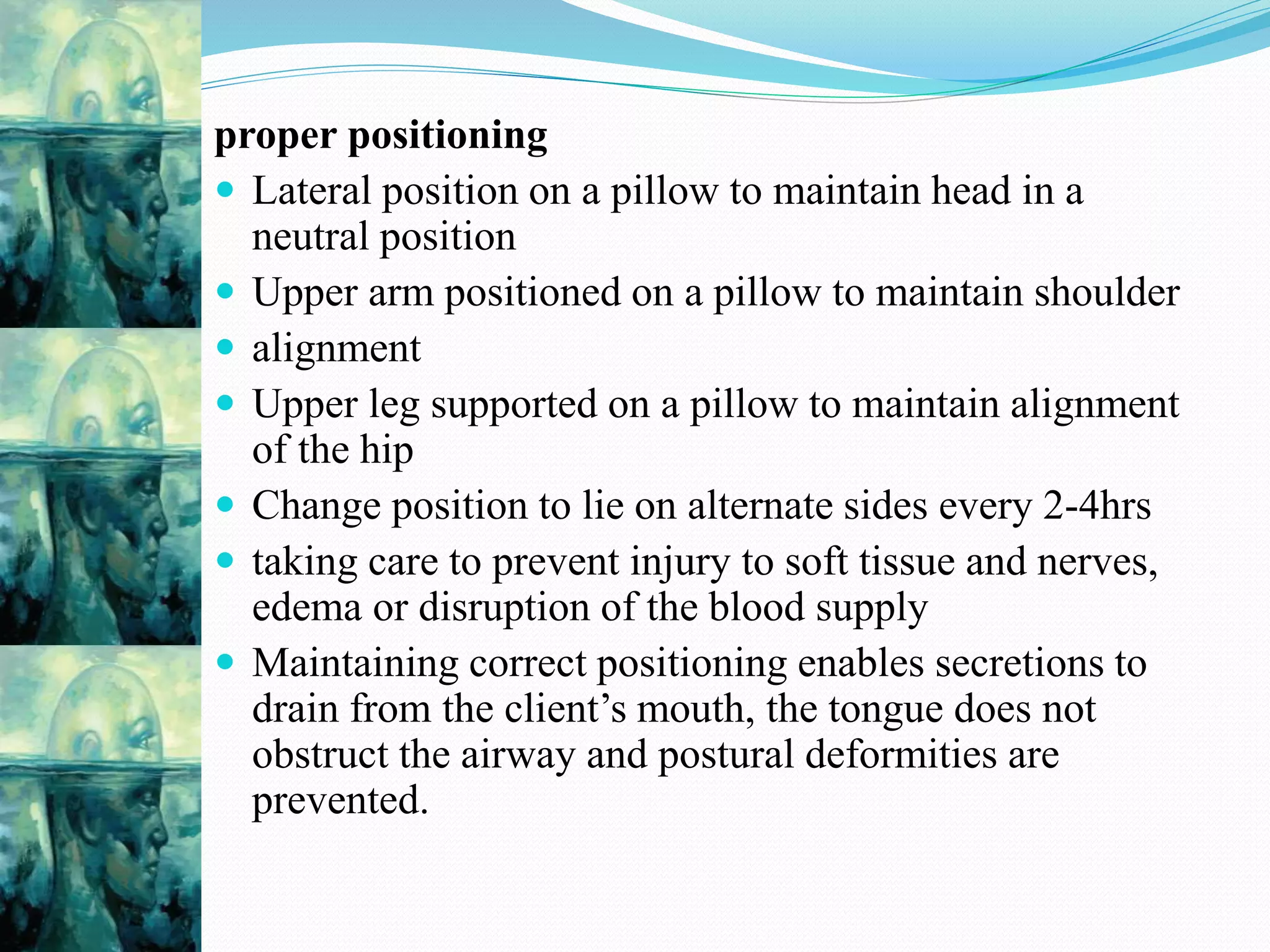 Care of an unconcious patient | PPTX